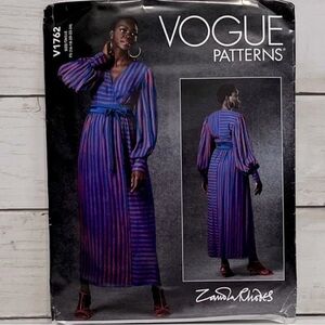 Vogue | Dresses | 5 For 25 Vogue Patterns V762 Sewing Patterns Plus ...